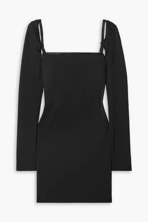 Alexander Wang Stretch-jersey Mini Dress - Black