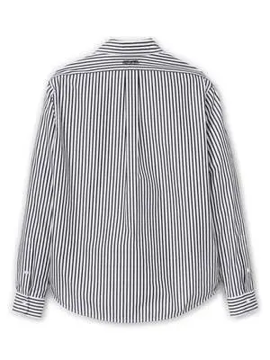 Marc Jacobs Striped Cotton Shirt - Black