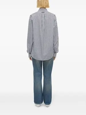 Marc Jacobs Striped Cotton Shirt - Black