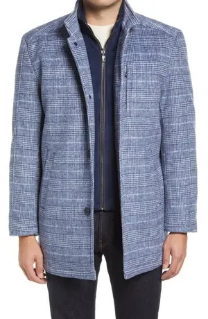 Johnston & Murphy Upton Wool-blend Car Coat
