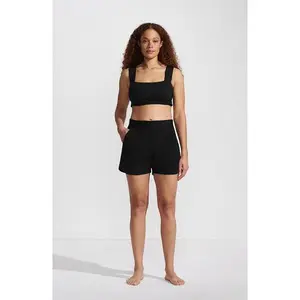 LANDS' END 5" Quick Dry Board Shorts - Black