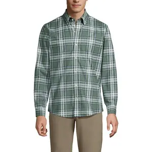 LANDS' END Traditional Fit No Iron Twill Shirt