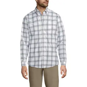 LANDS' END Traditional Fit No Iron Twill Shirt