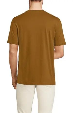 LANDS' END Super-t Short Sleeve T-shirt Aged Gold
