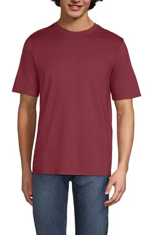 LANDS' END Super-t Short Sleeve T-shirt Burnt Clay