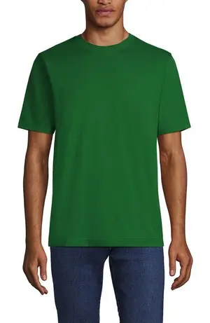LANDS' END Super-t Short Sleeve T-shirt Court Green