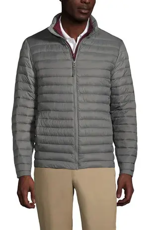 LANDS' END Thermoplume Jacket - Arctic Gray