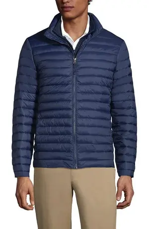 LANDS' END Thermoplume Jacket - Classic Navy