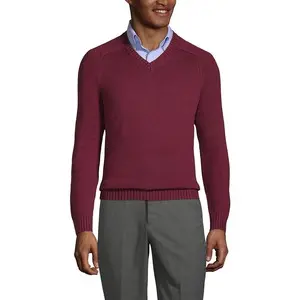 Lands' End Checks Sweaters For Men