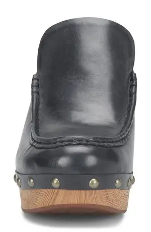 Kork-Ease® Spencer Platform Clog - Black Leather