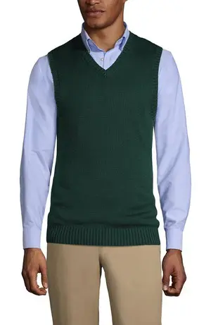 Lands' End Checks Knitwear For Men
