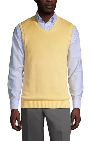 Lands' End Trimmed Sweaters For Men