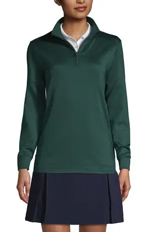 Lands' End Quarter Zip Performance Tops For Women