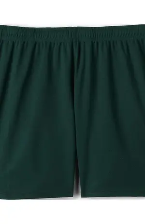 LANDS' END School Uniform Mesh Gym Shorts - Evergreen