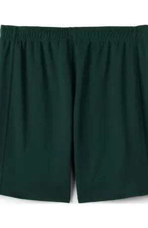LANDS' END School Uniform Mesh Gym Shorts - Evergreen