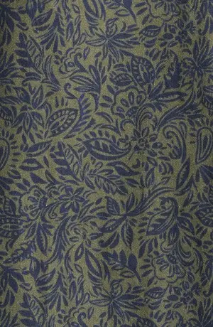Johnston & Murphy Foliage Print Button-up Shirt