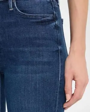 MOTHER The Mid-rise Dazzler Ankle Fray Jeans - Nothing Be