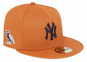 OVO X Mlb New York Yankees New Era Cap - Orange