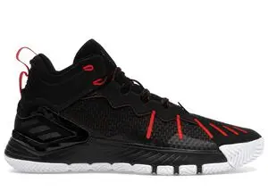 Adidas D Rose Son Of Chi Windy City Assassin Sneakers - Core Black/vivid Red/footwear White