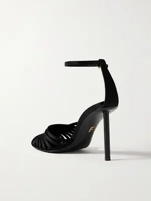 FERRAGAMO Ermelia Satin Pumps - Black