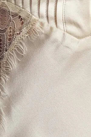 Cynthia Rowley Lace-Trimmed Silk Charmeuse Maxi Dress In White - 30% Off |  Editorialist