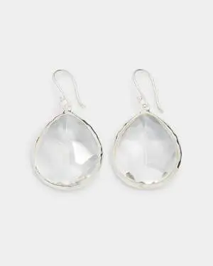 Ippolita Sterling Silver Teardrop Earrings - Clear Quartz