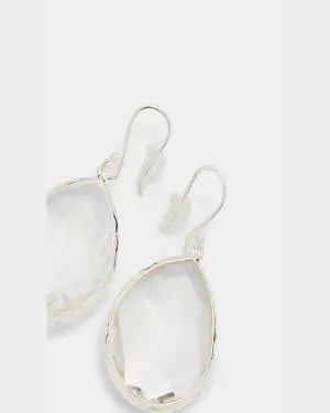 Ippolita Sterling Silver Teardrop Earrings - Clear Quartz