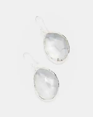 Ippolita Sterling Silver Teardrop Earrings - Clear Quartz