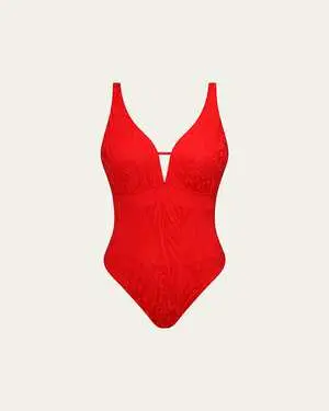 AQUA BLU AUSTRALIA Alana One-piece Swimsuit - Rossa
