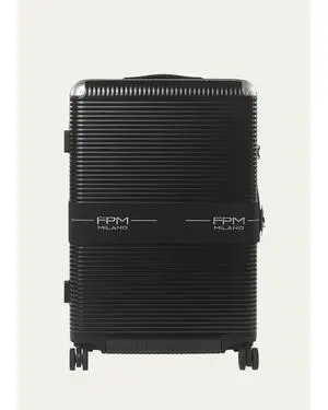 FPM MILANO Bank Zip Deluxe 76 Spinner Luggage - Eclipse Black