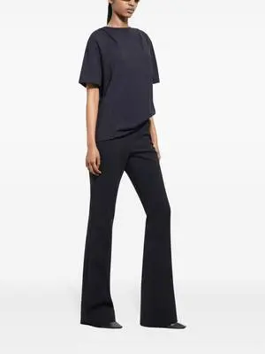 COURREGES Hooded T-shirt - Black
