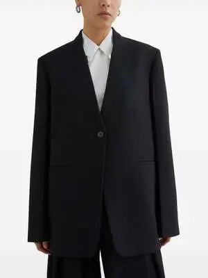 JIL SANDER Tailored Blazer - Black