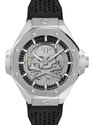 Philipp Plein Keleton Royal 44mm Strap Watch - Silver