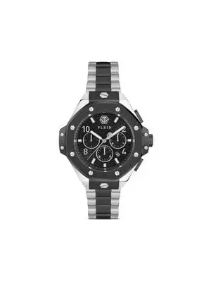 Philipp Plein Octagon Chronograph Stainless Steel Watch - Black