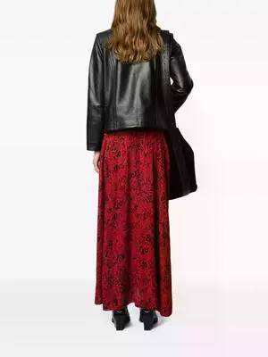 Zadig&Voltaire Joyo Soft Long Skirt - Red