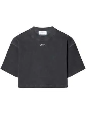 Off-White Logo-embroidered T-shirt