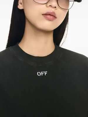 Off-White Logo-embroidered T-shirt
