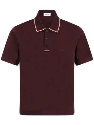 Ferragamo Men's Embroidered Logo Polo Shirts