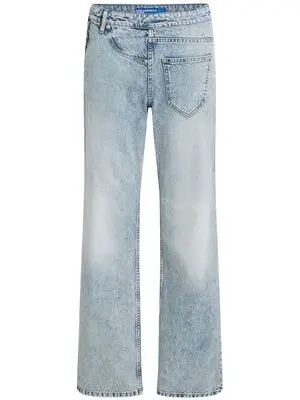 Karl Lagerfeld Twisted Mid-rise Jeans