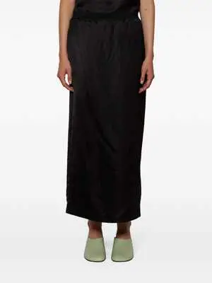 Wardrobe.NYC Satin Midi Skirt