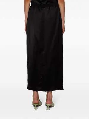 Wardrobe.NYC Satin Midi Skirt