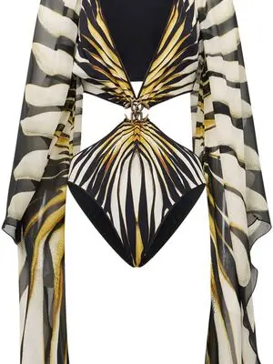 Roberto Cavalli Graphic Print One-piece Swimsuit