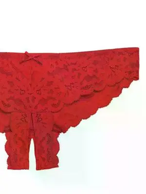 FLEUR DU MAL Charlottte Crotchless Briefs