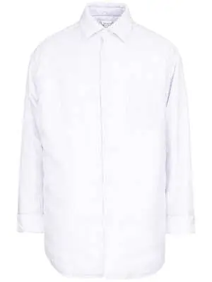 MAISON MARGIELA Striped Poplin Shirt - White
