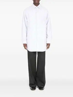 MAISON MARGIELA Striped Poplin Shirt - White