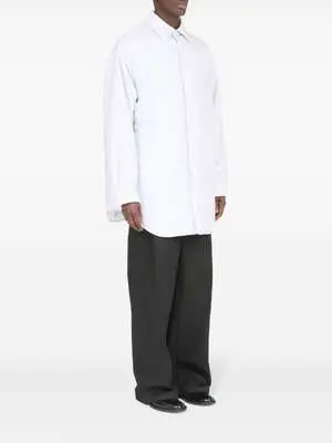 MAISON MARGIELA Striped Poplin Shirt - White