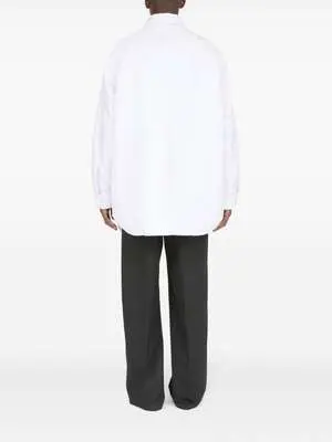 MAISON MARGIELA Striped Poplin Shirt - White