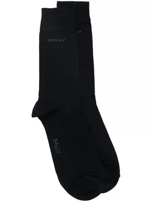 Bally Logo Socks - Black