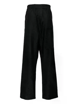Off-White Cotton-silk Blend Trousers