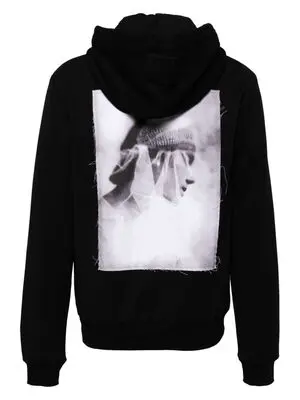 LANVIN Zipped Hoodie - Black